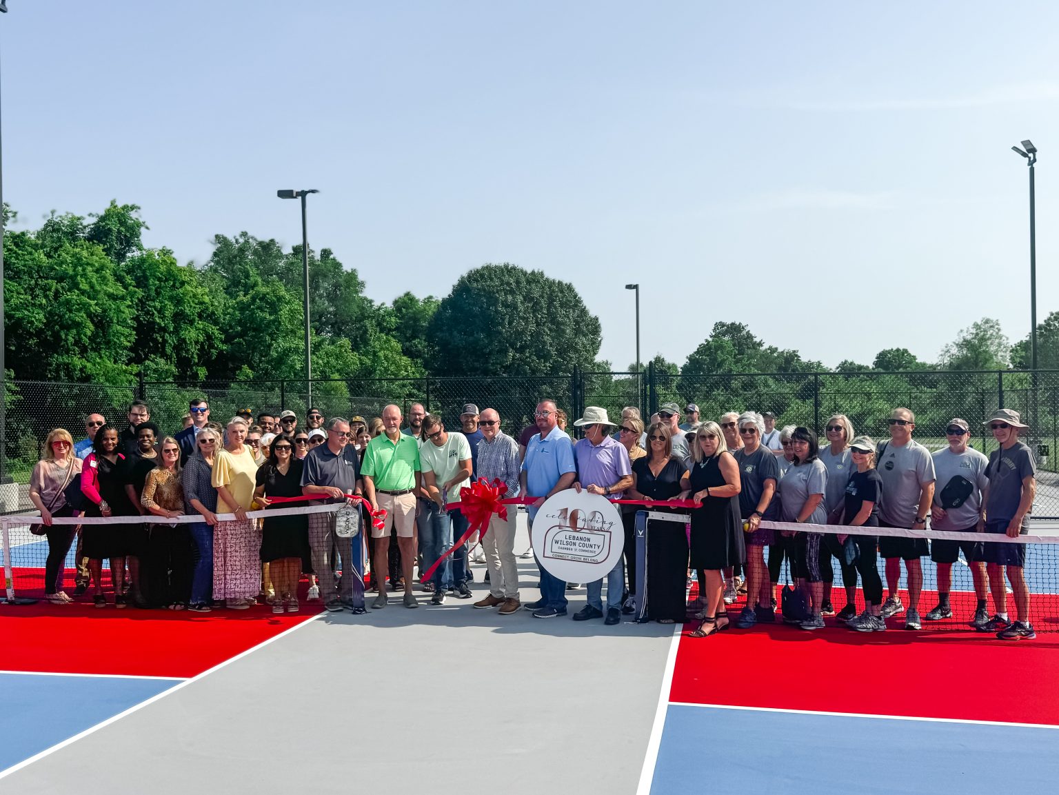 City of Lebanon Pickleball Courts Ribbon Cutting at the Jimmy Floyd ...
