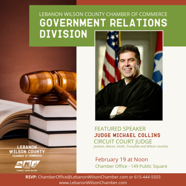 Government Relations Division with Judge Michael Collins - Lebanon ...