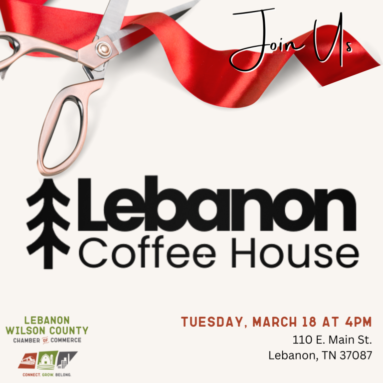 Lebanon Coffee House Ribbon Cutting - Lebanon Wilson County Chamber of ...