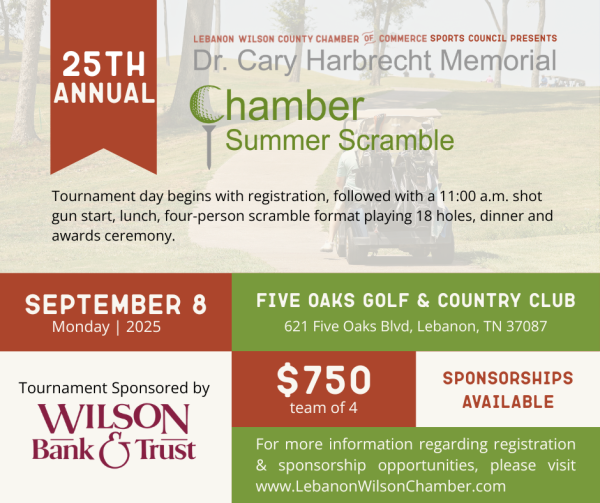 Events for September 2025 – Lebanon Wilson County Chamber of Commerce