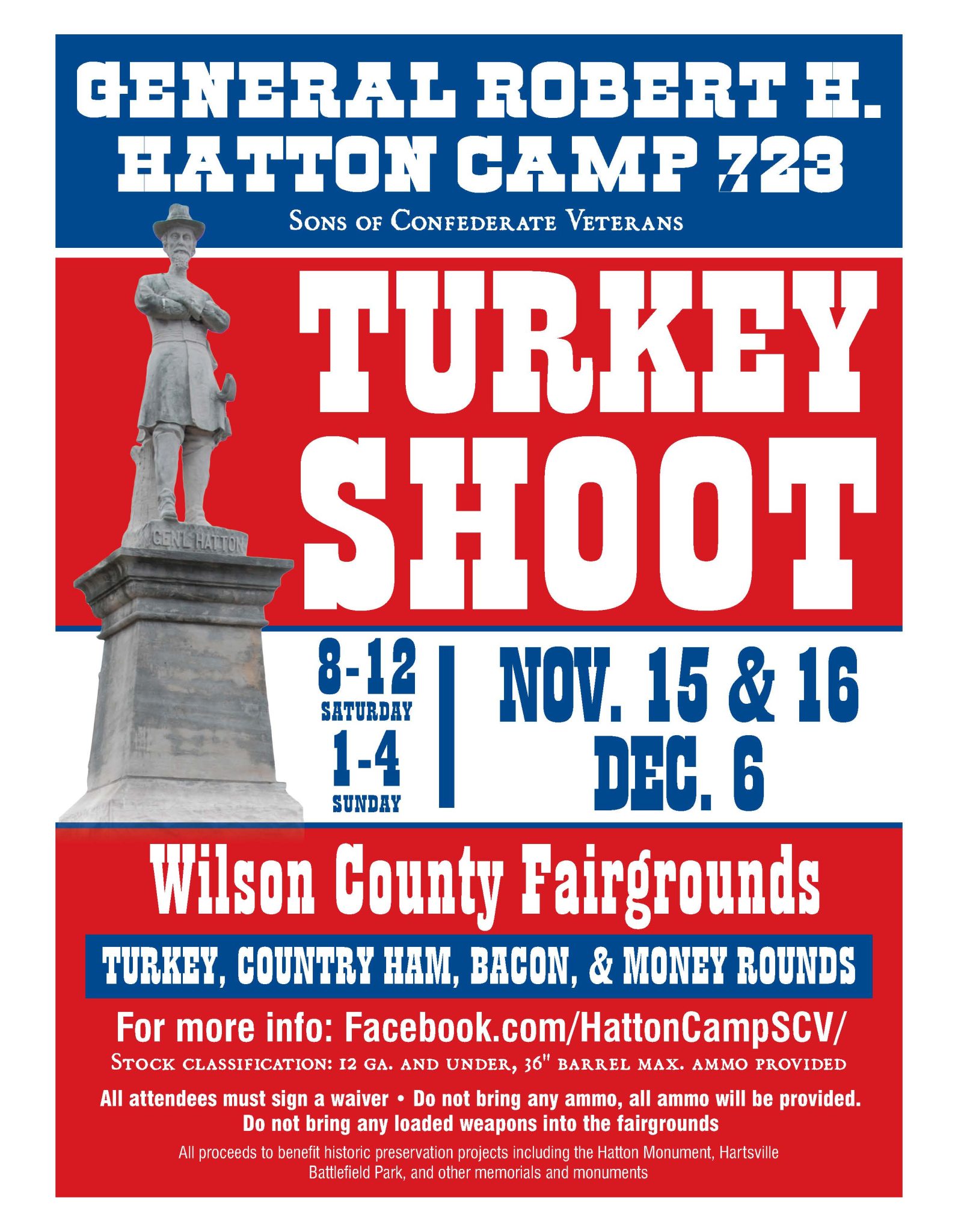 General Robert H. Hatton Camp 723 Turkey Shoot - Lebanon Wilson County ...