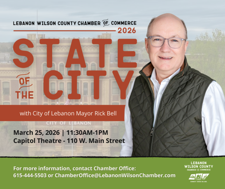 State of the City Address 2026 - Lebanon Wilson County Chamber of Commerce